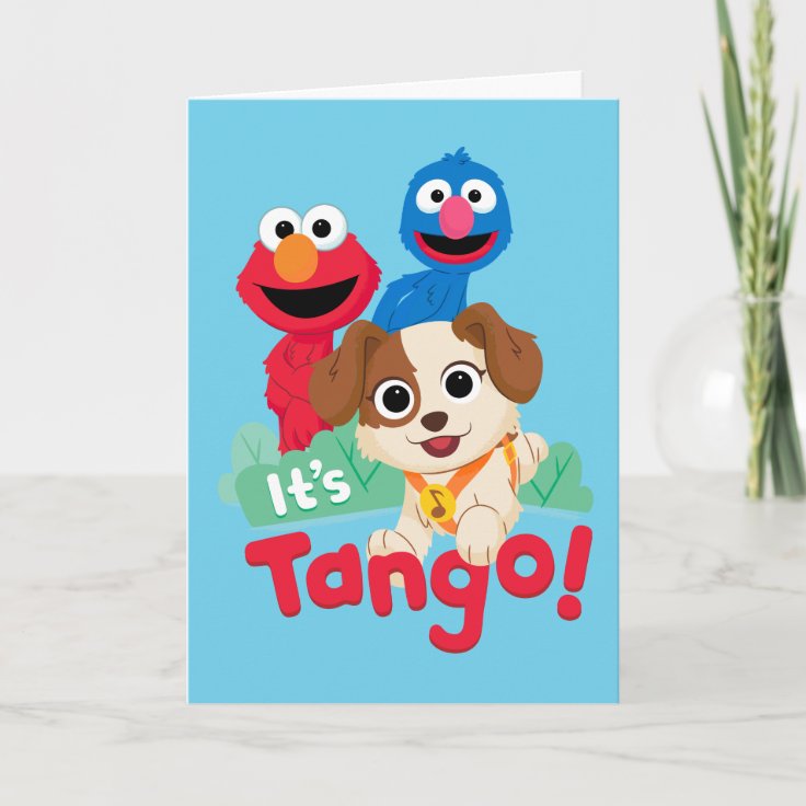 Sesame Street | It's Tango With Elmo & Grover Card | Zazzle