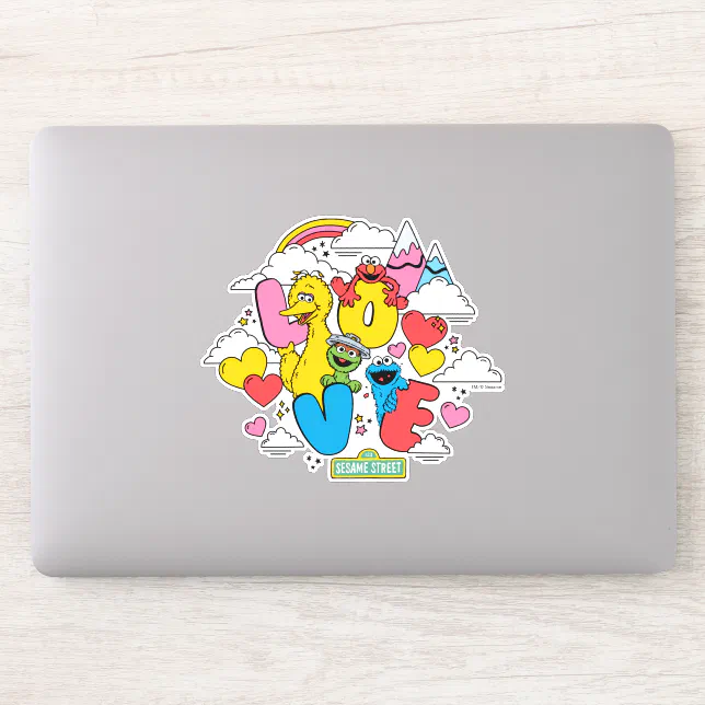Sesame Street | Love Sticker | Zazzle