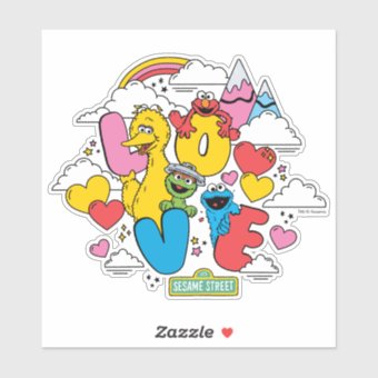 Sesame Street | Love Sticker | Zazzle
