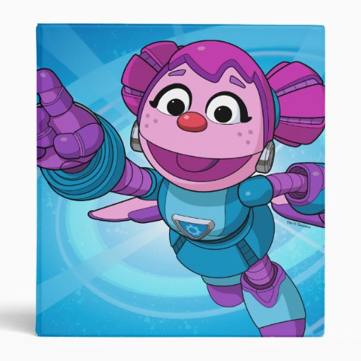 Sesame Street | Mecha Builders Abby Add Your Name 3 Ring Binder | Zazzle