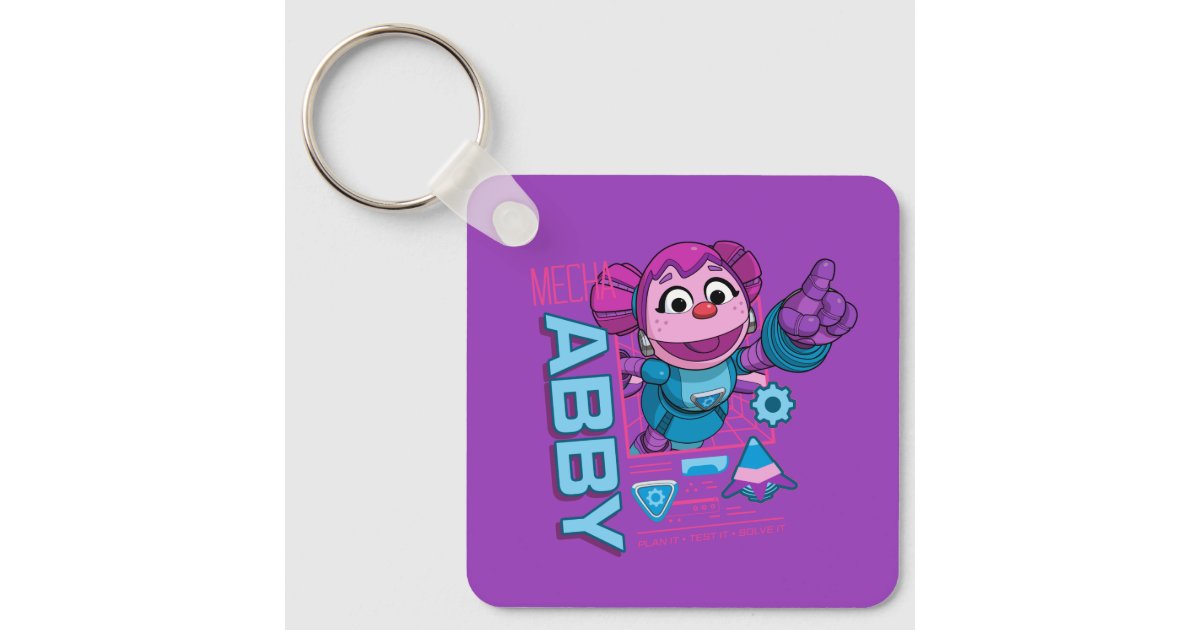 Sesame Street | Mecha Builders Abby Cadabby Keychain | Zazzle