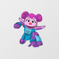 Sesame Street | Mecha Builders Abby In Action Wall Decal | Zazzle