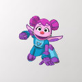 Sesame Street | Mecha Builders Abby In Action Wall Decal | Zazzle