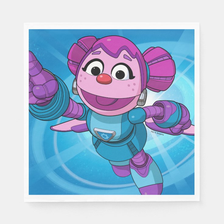 Sesame Street | Mecha Builders Abby Napkins | Zazzle