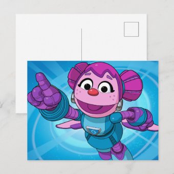 Sesame Street | Mecha Builders Abby Postcard | Zazzle