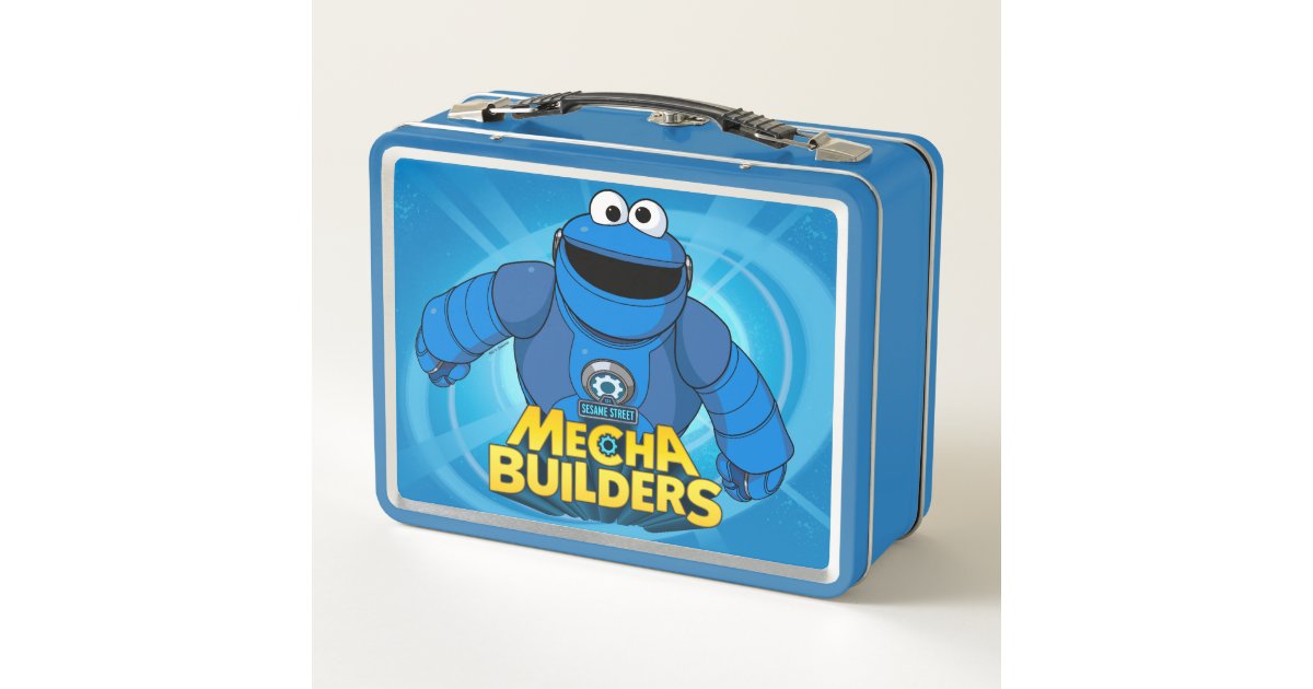 Sesame Street | Mecha Builders Cookie In Action Metal Lunch Box | Zazzle