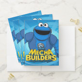 Sesame Street | Mecha Builders Cookie In Action Pocket Folder | Zazzle