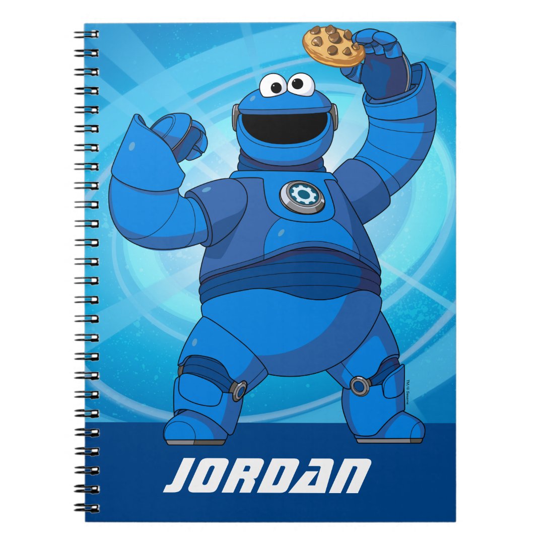 Sesame Street | Mecha Builders Cookie Monster Notebook | Zazzle