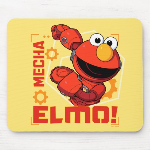 Sesame Street | Mecha Builders Elmo Design Mouse Pad | Zazzle
