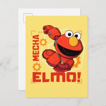 Sesame Street | Mecha Builders Elmo Design Postcard | Zazzle