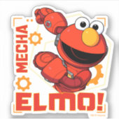Sesame Street | Mecha Builders Elmo Design Sticker | Zazzle