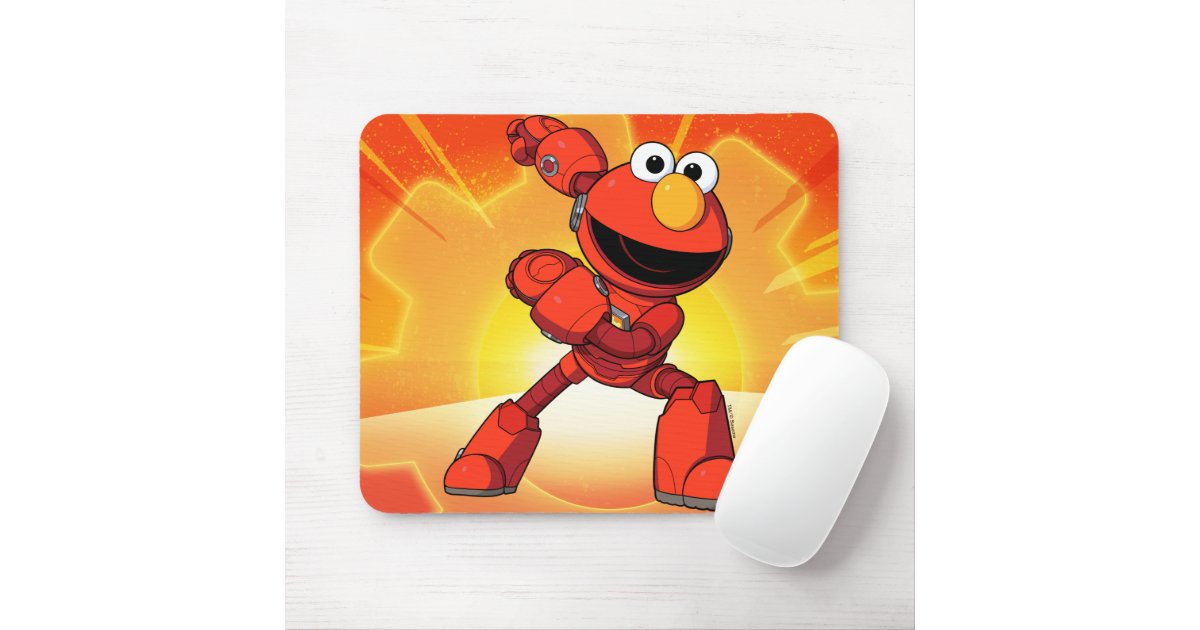 Sesame Street | Mecha Builders Elmo Mouse Pad | Zazzle