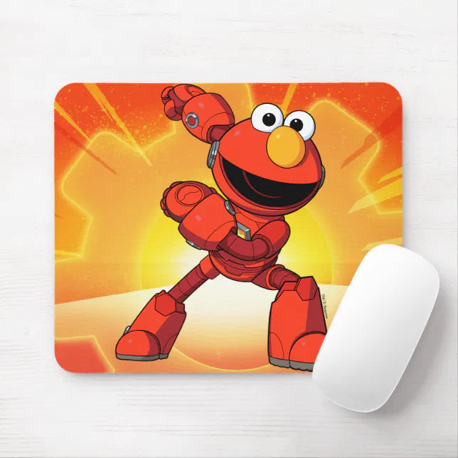 Sesame Street | Mecha Builders Elmo Mouse Pad | Zazzle