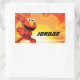 Sesame Street | Mecha Builders Elmo Rectangular Sticker | Zazzle