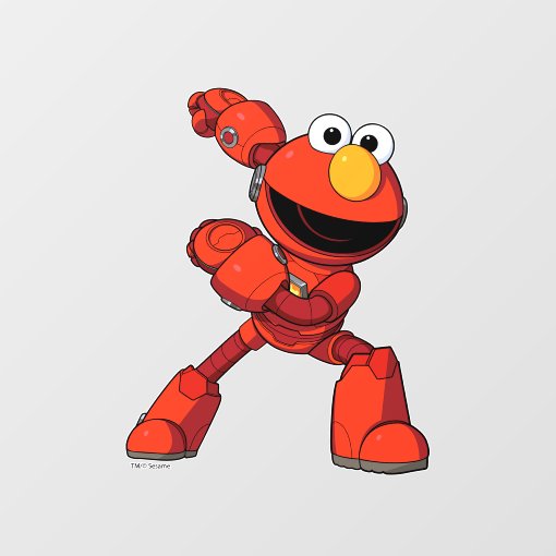 Sesame Street | Mecha Builders Elmo Wall Decal | Zazzle