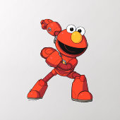 Sesame Street | Mecha Builders Elmo Wall Decal | Zazzle