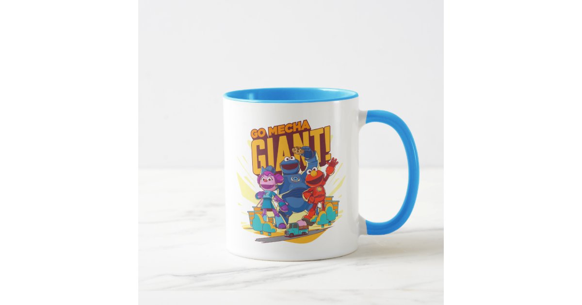 Sesame Street | Mecha Builders Go Mecha Giant! Mug | Zazzle