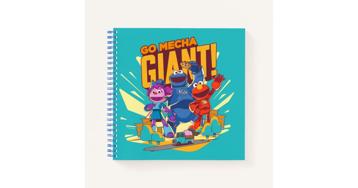 Sesame Street | Mecha Builders Go Mecha Giant! Notebook | Zazzle