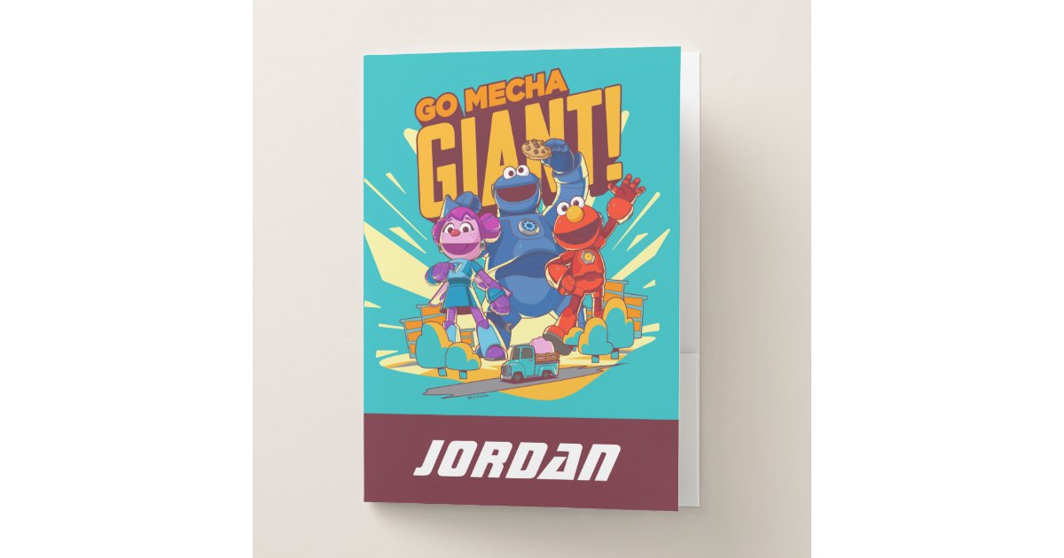 Sesame Street | Mecha Builders Go Mecha Giant! Pocket Folder | Zazzle