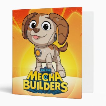 Sesame Street | Mecha Builders Tango Add Your Name 3 Ring Binder | Zazzle