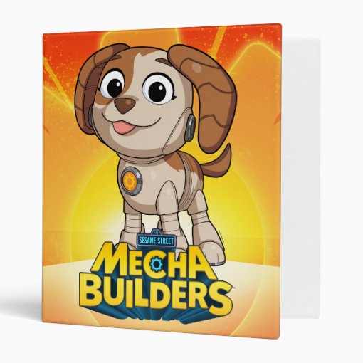 Sesame Street | Mecha Builders Tango Add Your Name 3 Ring Binder | Zazzle