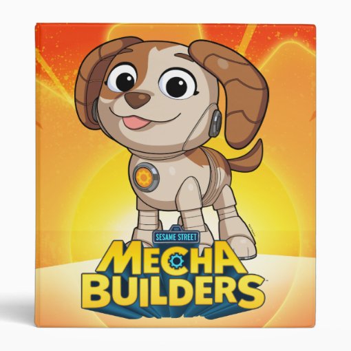 Sesame Street | Mecha Builders Tango Add Your Name 3 Ring Binder | Zazzle
