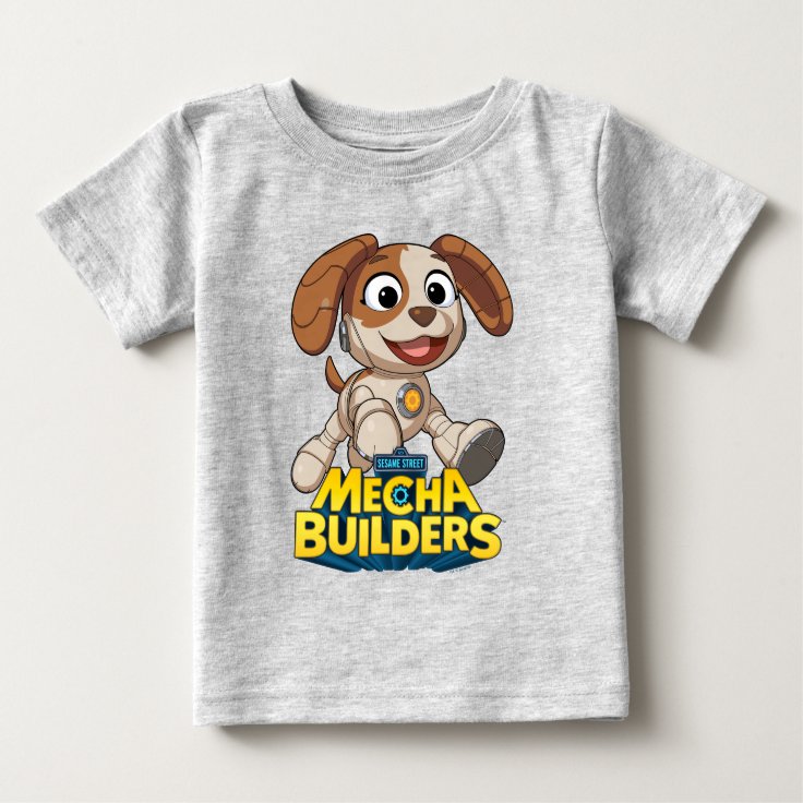 Sesame Street | Mecha Builders Tango In Action Baby T-Shirt | Zazzle