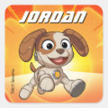 Sesame Street | Mecha Builders Tango In Action Square Sticker | Zazzle