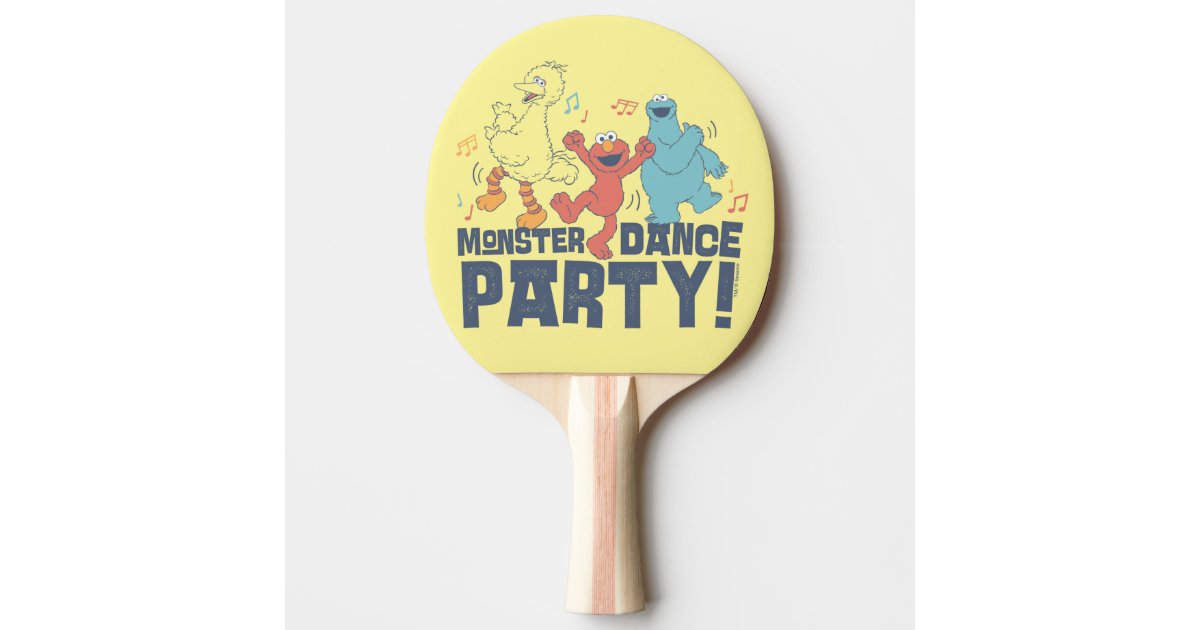 Sesame Street | Monster Dance Party Ping Pong Paddle | Zazzle