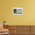 Sesame Street | Oscar the Grouch Feels Grouchy Poster | Zazzle