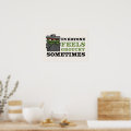 Sesame Street | Oscar the Grouch Feels Grouchy Poster | Zazzle