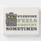 Sesame Street | Oscar the Grouch Feels Grouchy Wooden Box Sign | Zazzle