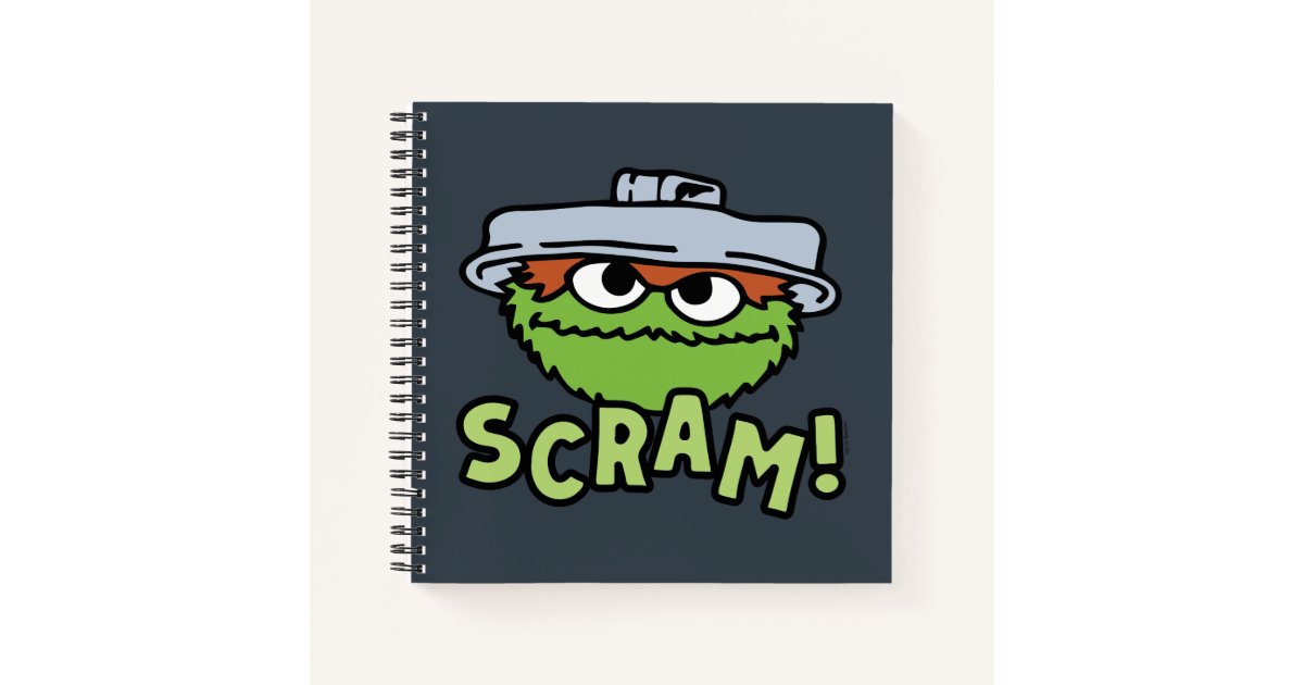 Sesame Street | Oscar the Grouch Scram! Notebook | Zazzle