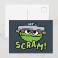 Sesame Street | Oscar the Grouch Scram! Postcard | Zazzle