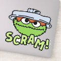 Sesame Street | Oscar the Grouch Scram! Sticker | Zazzle
