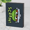 Sesame Street | Oscar the Grouch Scram! Wooden Box Sign | Zazzle
