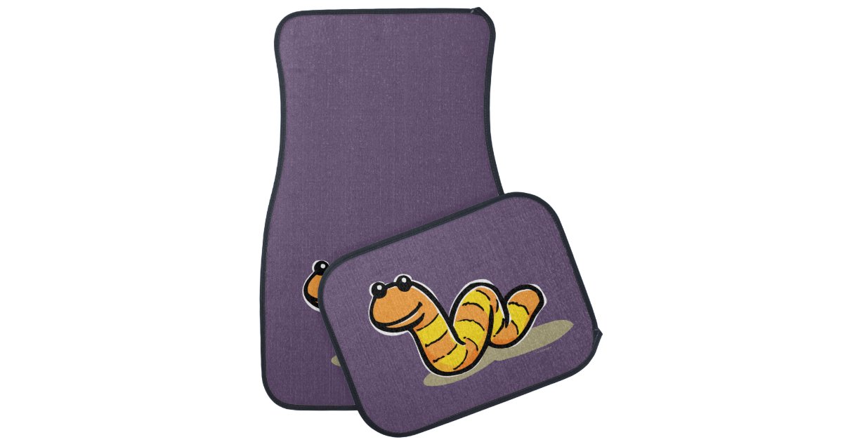 Sesame Street Oscars Slimey The Worm Car Floor Mat Zazzle 5163