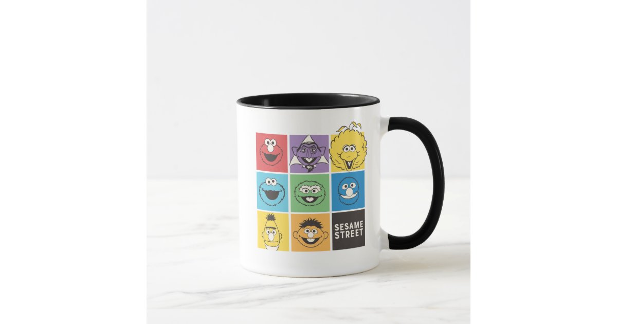 Sesame Street Pals | Color Blocks Mug | Zazzle