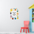Sesame Street Pals Confetti Birthday Welcome Poster | Zazzle