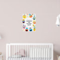 Sesame Street Pals Confetti Birthday Welcome Poster | Zazzle