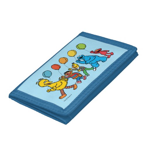 Sesame Street Pals | Party Balloons Trifold Wallet | Zazzle