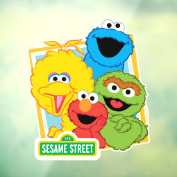 Sesame Street Pals Window Cling | Zazzle