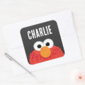 Sesame Street | Personalized Elmo Big Face Square Sticker | Zazzle