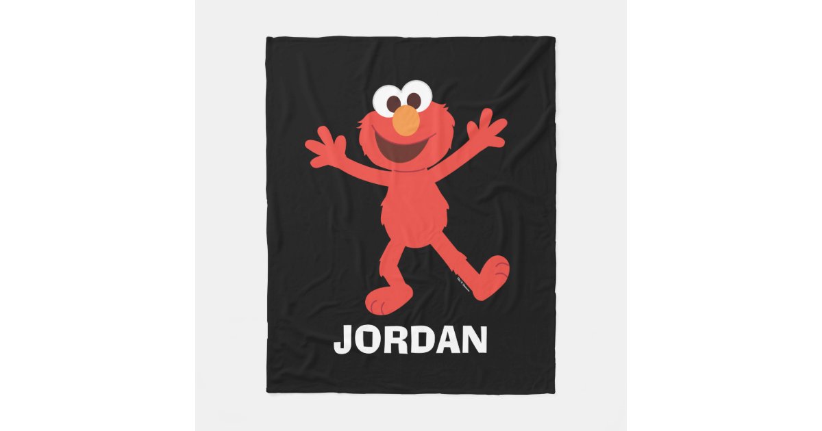 Sesame Street | Personalized Elmo Fleece Blanket | Zazzle