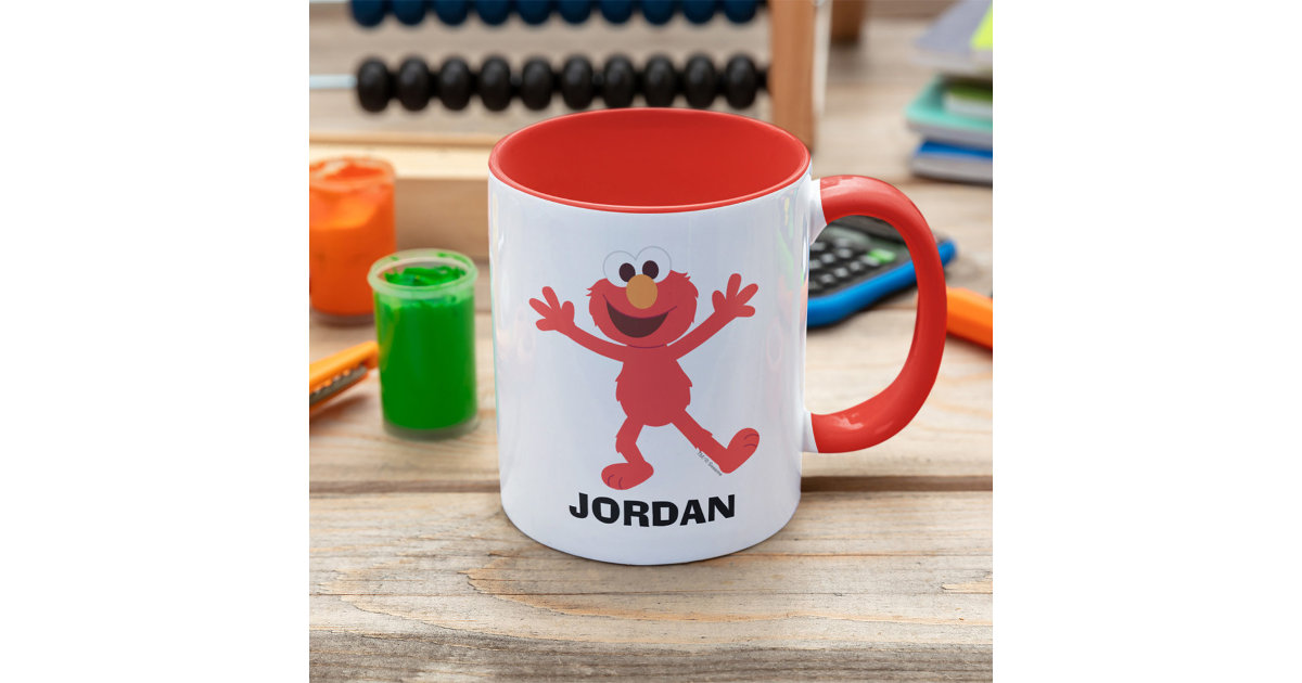 Sesame Street | Personalized Elmo Mug | Zazzle