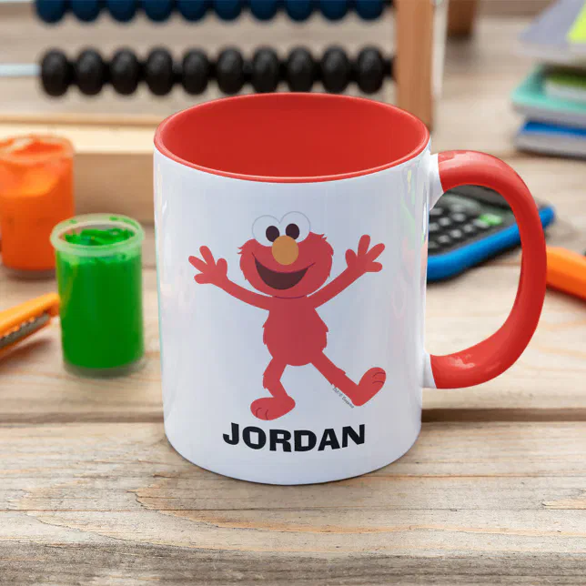 Sesame Street | Personalized Elmo Mug | Zazzle