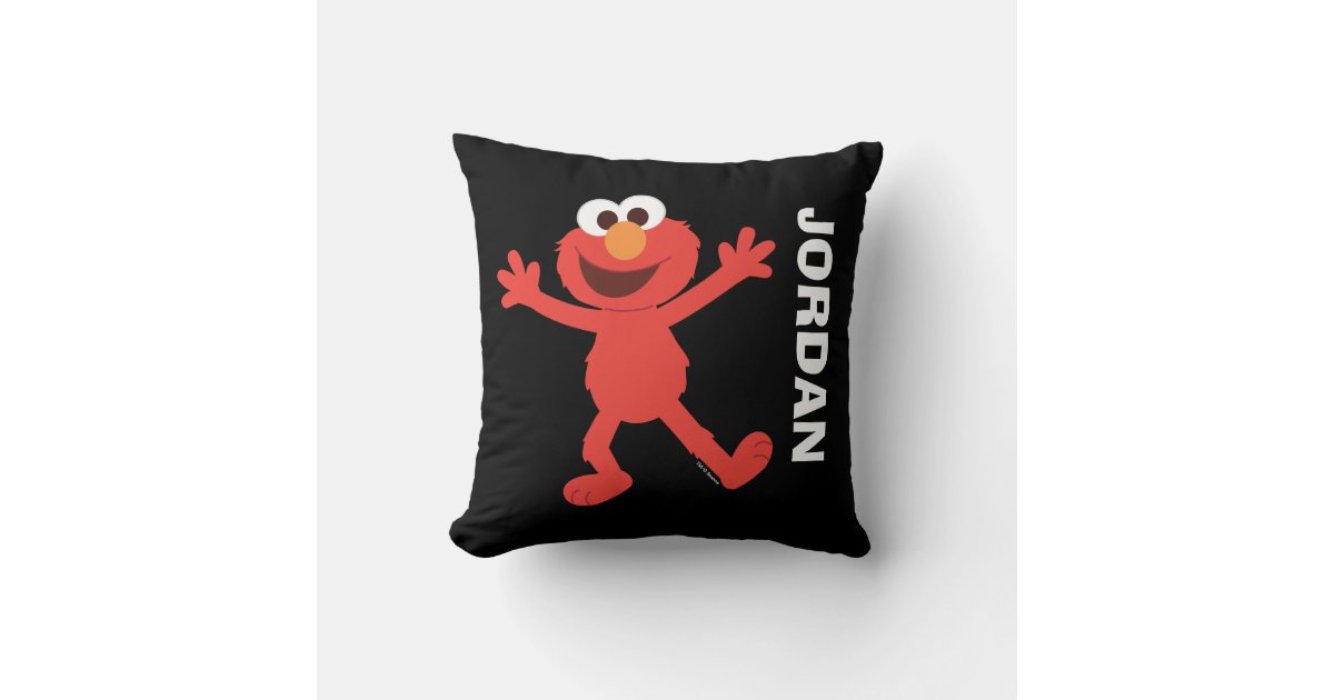 Sesame Street | Personalized Elmo Throw Pillow | Zazzle