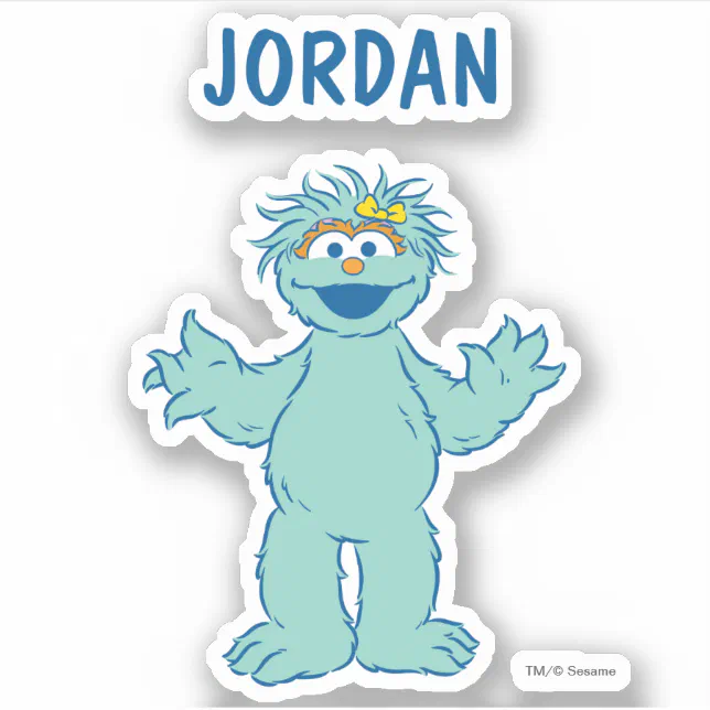 Sesame Street | Personalized Rosita Sticker | Zazzle