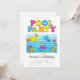 Sesame Street | Pool Party Summer Swim Birthday Invitation | Zazzle