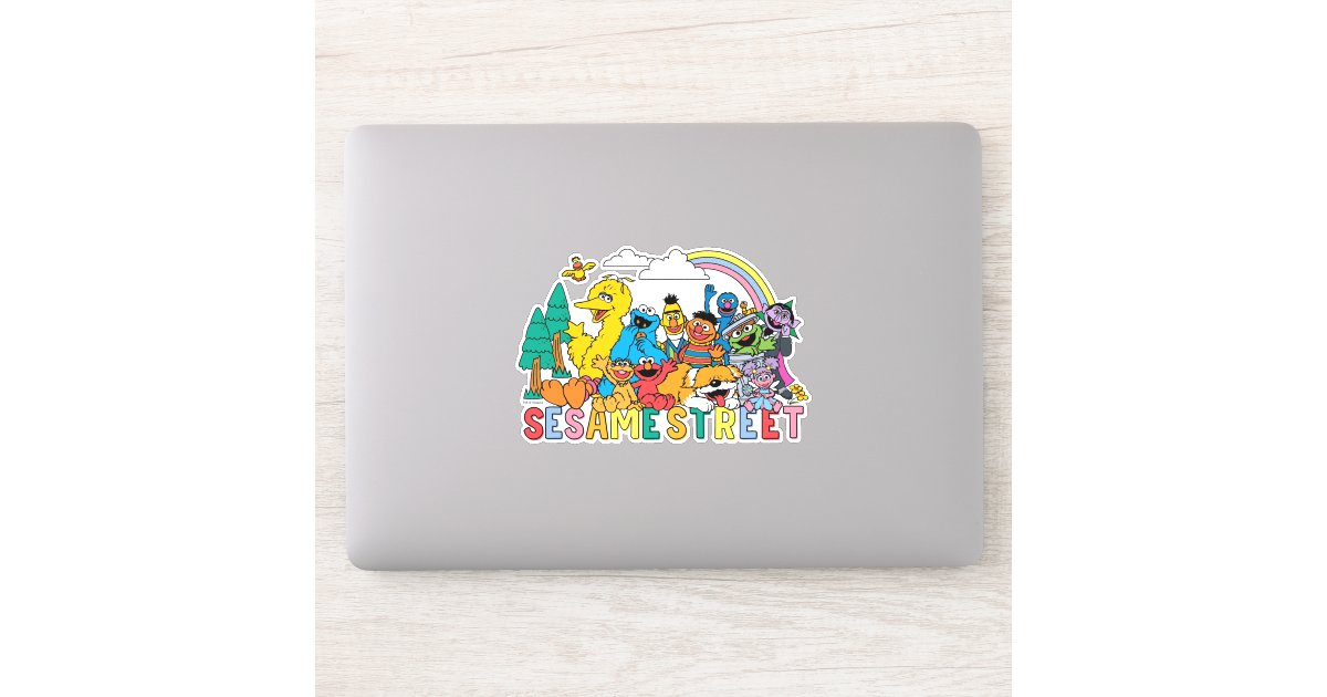 Sesame Street | Rainbow Wave Sticker | Zazzle